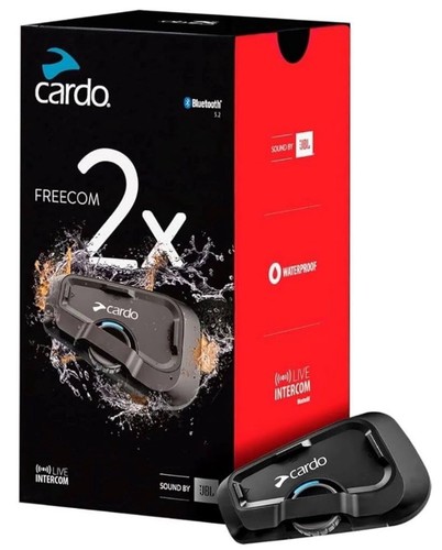 Systems FREECOM 2X Motorcycle 2-Way Helmet Bluetooth Communication ...