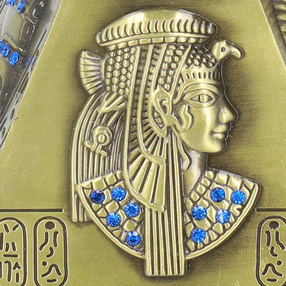 Egyptian Pyramid Model Green Bronze Large Retro Classic Exquisite ...