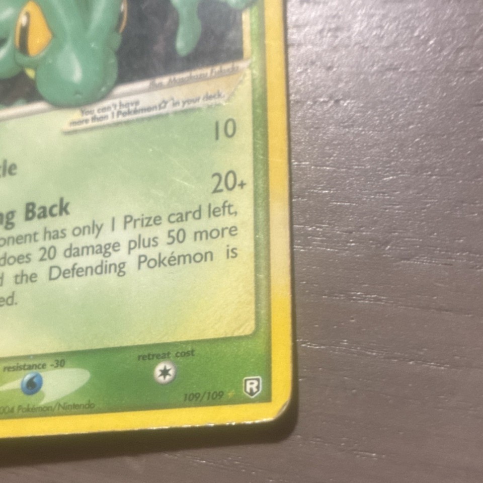 Pokémon Treecko ☆ Star Holo Rare EX Team Rocket Returns 109/109 70HP ...