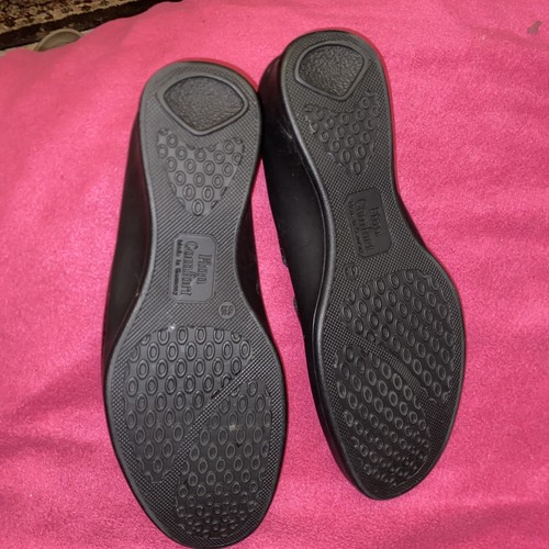 WOMENS FINN COMFORT Black Embossed Leather Toro Comfort Sandals size 6 ...
