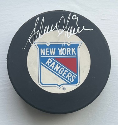 Adam Graves Autographed NY Rangers Official NHL Puck - Nice Neat ...