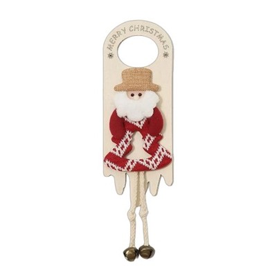 Santa Snowman Door Handle Pendant Christmas Door Hangers Festival ...