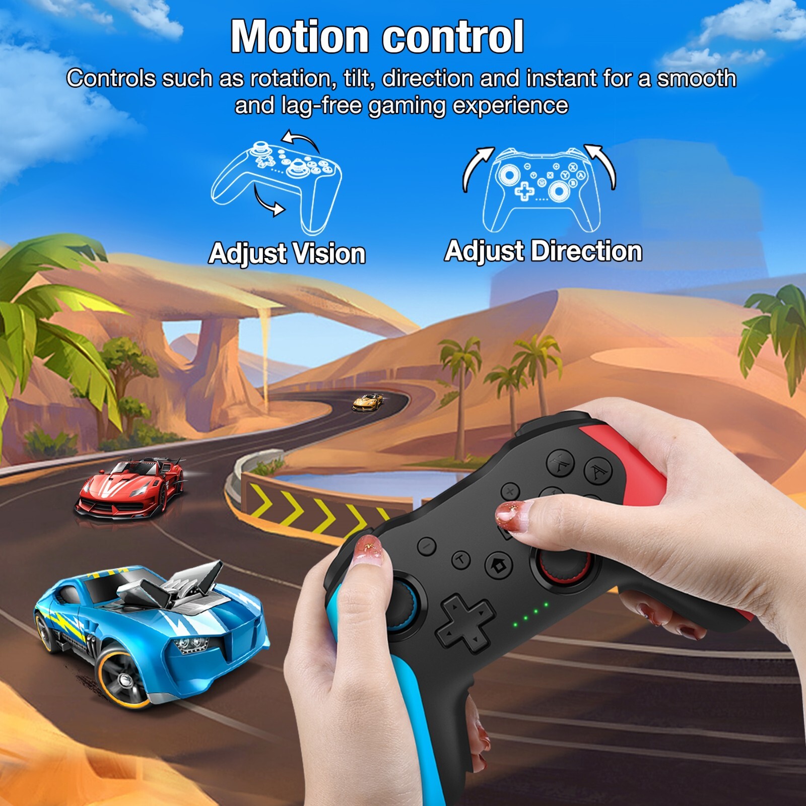 Pro Wireless Game Controller Gamepad Joystick Remote For Nintendo ...