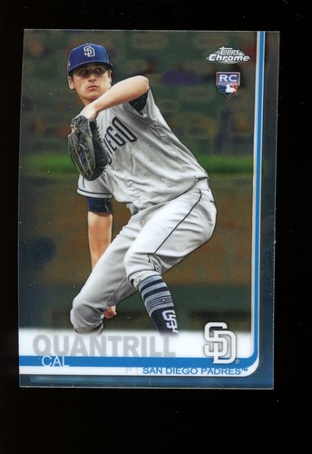 2019 Topps Chrome Update #33 Cal Quantrill San Diego Padres Rookie Card ...