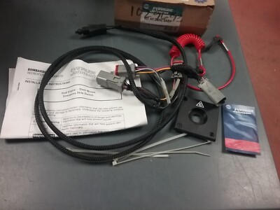 Dual motor stop switch kit for a Johnson or Evinrude outboard motor ...