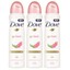 3 Pack Dove Go Fresh Pomegranate & Lemon Antiperspirant Deodorant Spray ...