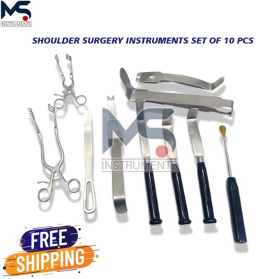 Shoulder Surgery Retractors Set of 10 Pcs Orthopedic Surgical ...
