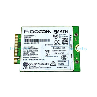 Dell DW5820e Fibocom L850-GL LTE 4G WWAN Card Module for Precision 3540 ...
