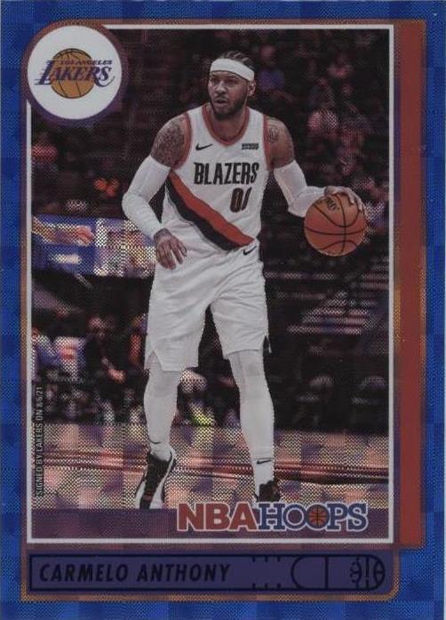 2021-22 Panini NBA Hoops - Carmelo Anthony #101 Hyper Blue for sale ...