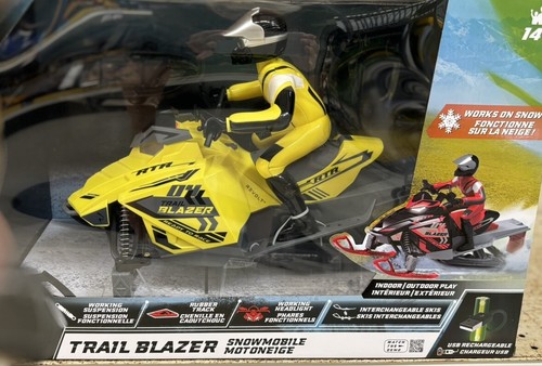 Trail Blazer RC Remote Control Snowmobile Revolt Syma Yellow New In ...