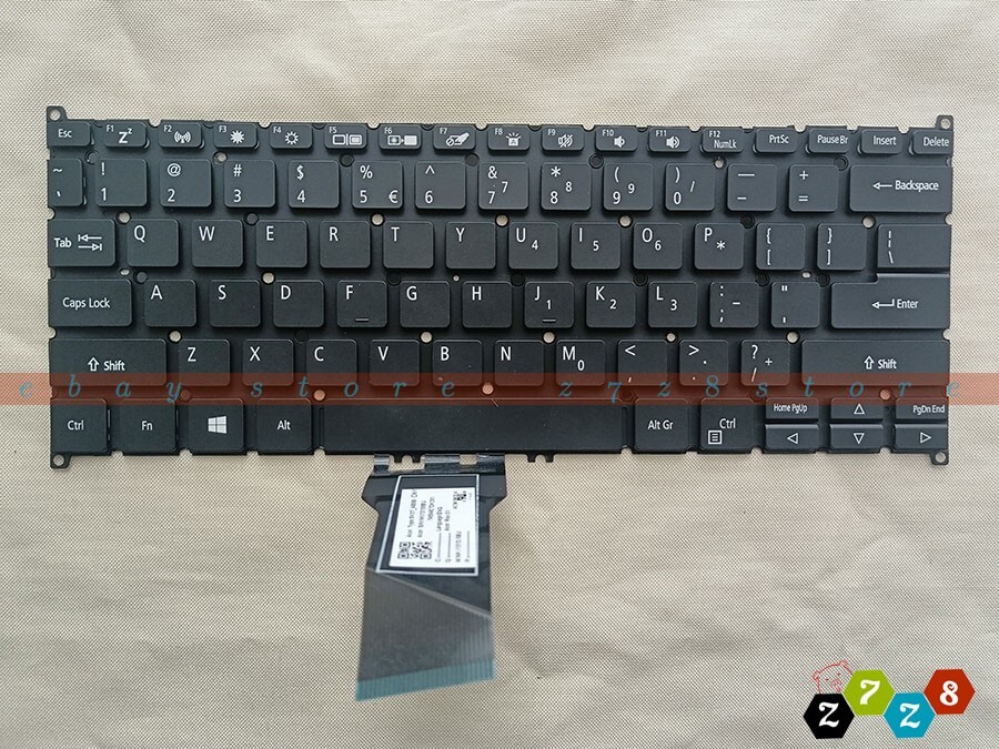 New ACER Spin 3 SP314-51 SP314-52 SP314-54N 14" inch US Laptop Backlit ...