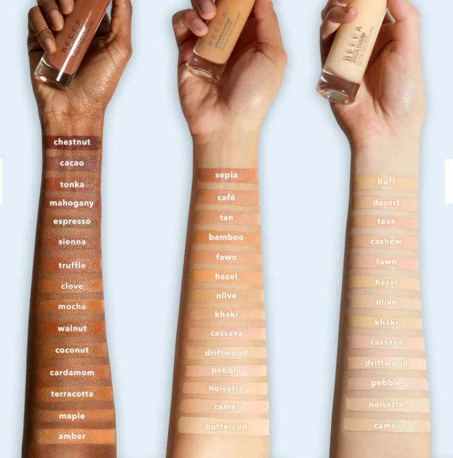 BECCA Ultimate Coverage 24 hour Foundation, Full Coverage,1 oz, CHOOSE ...