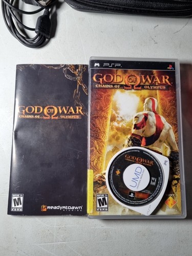 Sony PSP 2000 God of War Entertainment Pack 64MB Red Handheld System ...