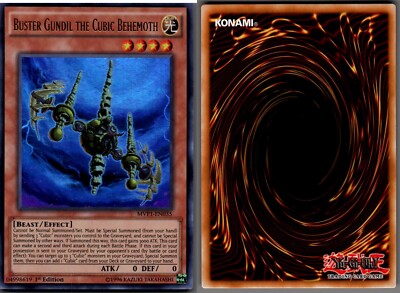 MVP1-EN035 Yugioh, Buster Gundil the Cubic Behemoth, Holo Ultra Rare | eBay