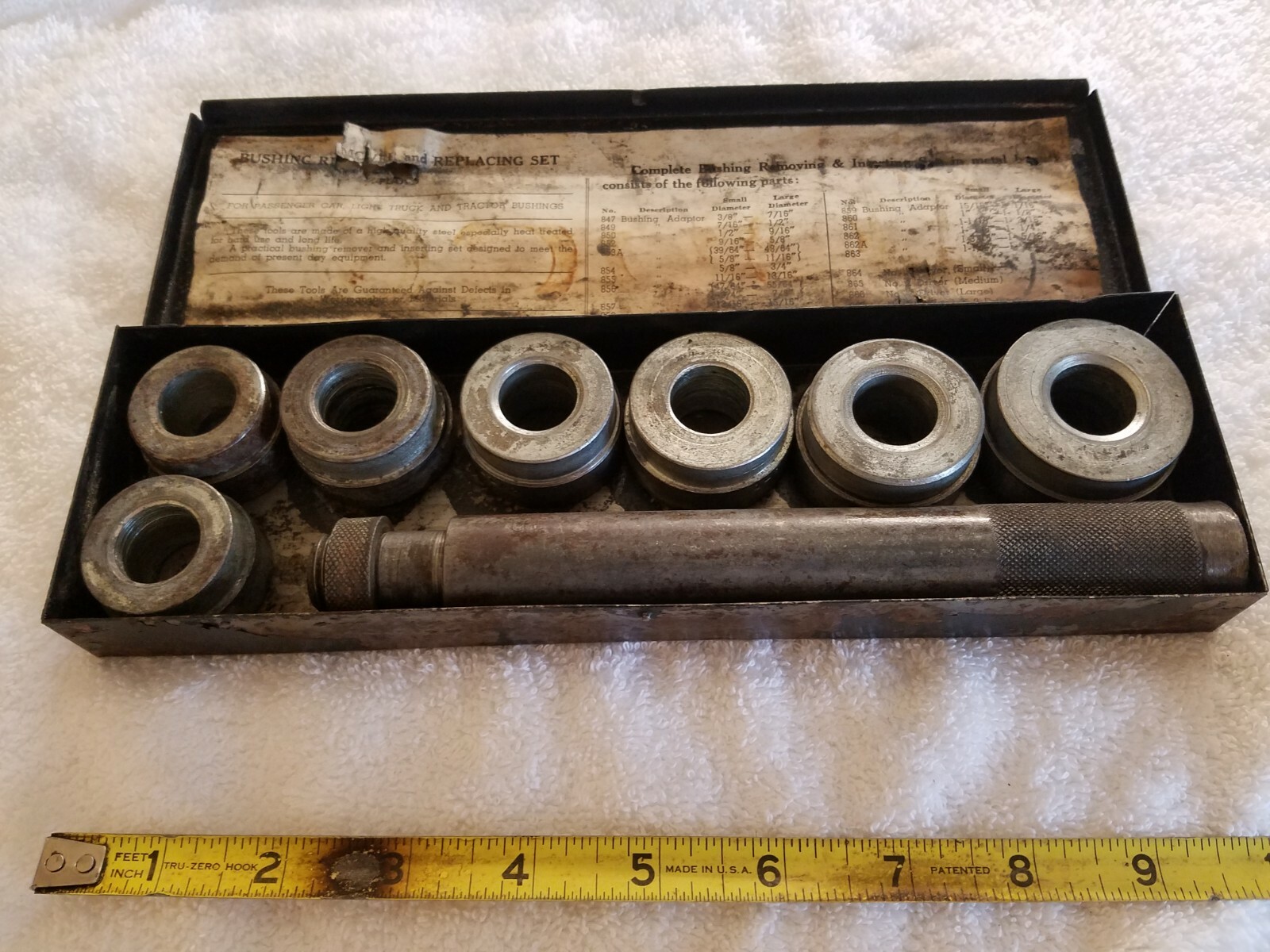 BLUE POINT BUSHING REMOVER AND REPLACING SET TOOL | eBay