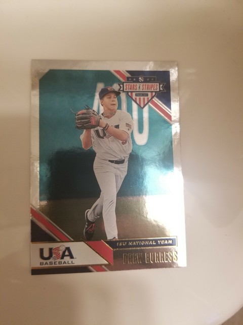 2020 Panini USA Baseball Stars & Stripes - #53 Drew Burress (RC) for ...