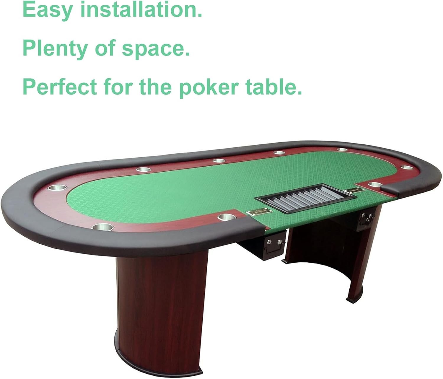 Poker Table Drop Rake Box - Casnio Toke Chip 8.86" L x5.12" W x4.72" H ...