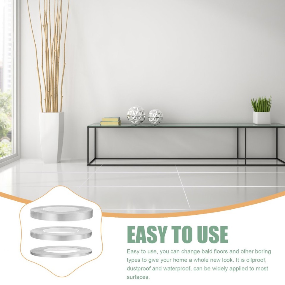 9 Rolls Self Adhesive Tile Seam Sticker Waterproof Wall Floor Tile Gaps ...