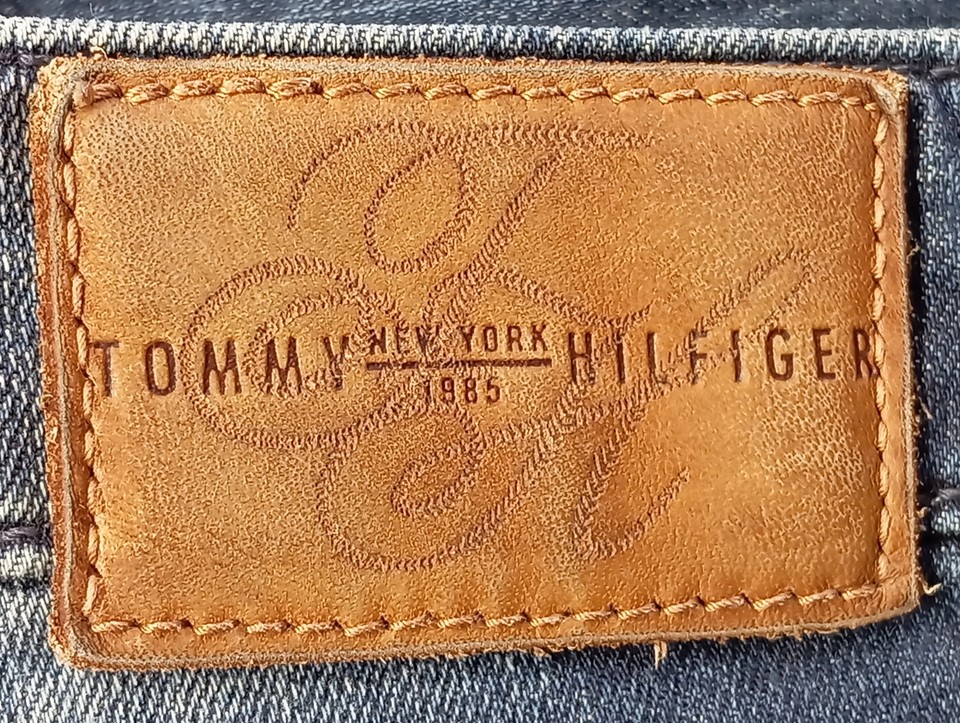 Tommy Hilfiger Jeans Regular Fit Herren Blau Baumwolle Stretch W33 L34 ...