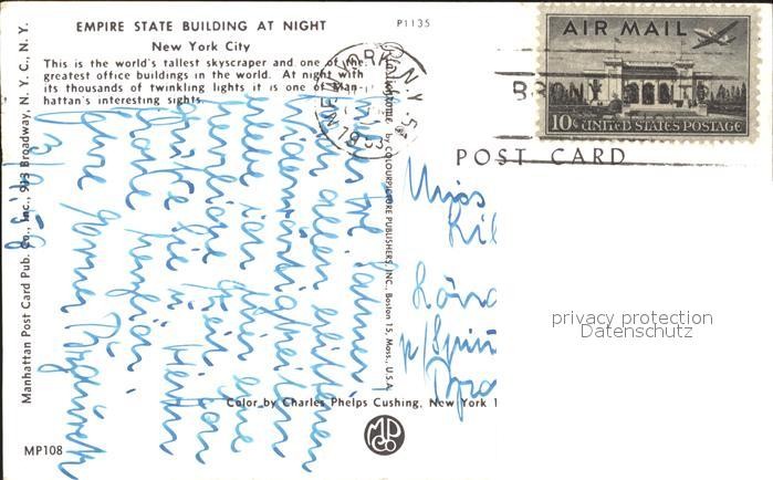 New York City Empire State Building bei Nacht | eBay.de