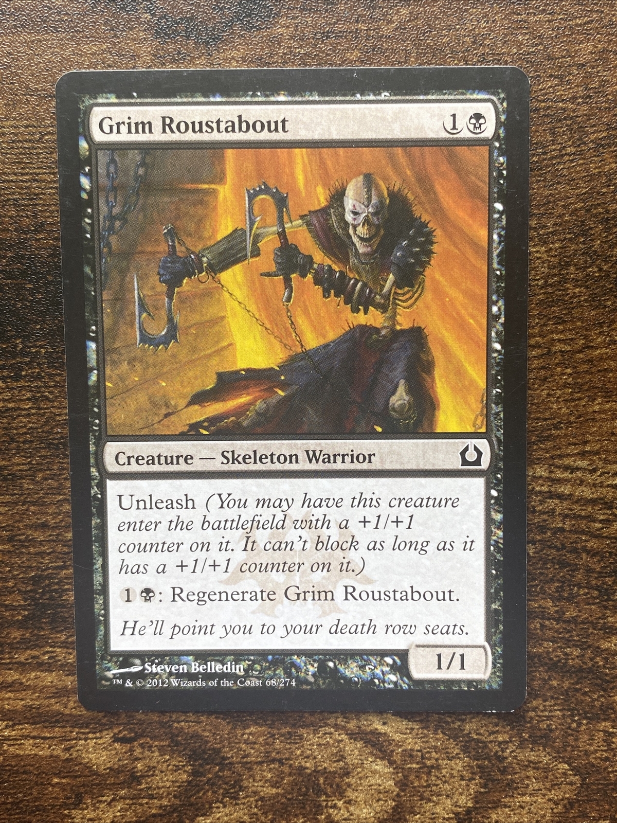 Grim Roustabout 68/274 Return to Ravnica MTG Magic The Gathering D9609 ...