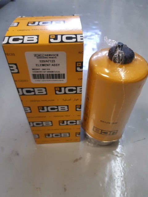GENUINE JCB FUEL FILTER - 320/A7123 - 3CX - 4CX - 444 Engine - for sale ...