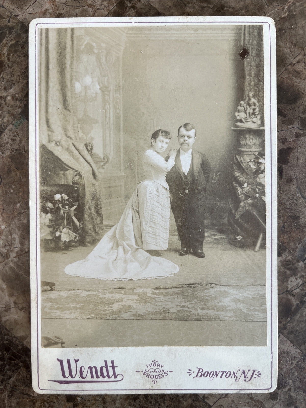 CDV Horvath Midgets Photograph - Circus Side Show Comedian Tour ...
