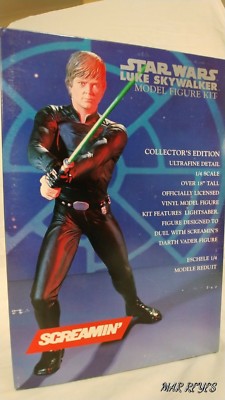 STAR WARS "LUKE SKYWALKER" 1/4 scale Vinyl model kit by SCREAMIN | eBay