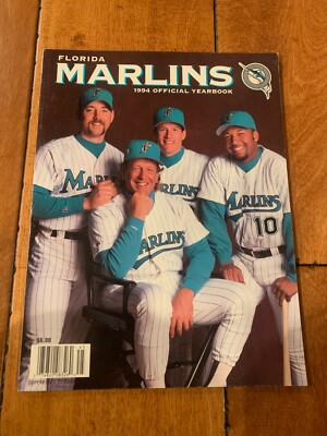 Florida Marlins 1994 Official Yearbook Magazine 76 Pages Vintage MLB ...