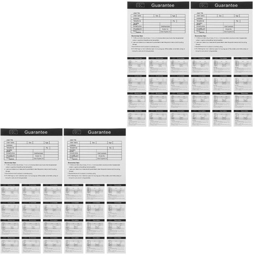 400 Pcs Appliance Maintenance Cards After-sales Guarantee Cards ...