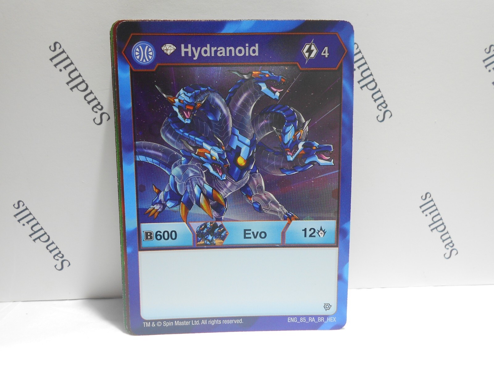 Bakugan Diamond Hydranoid Card - Evo - Bakugan Resurgence - ENG 85 RA ...