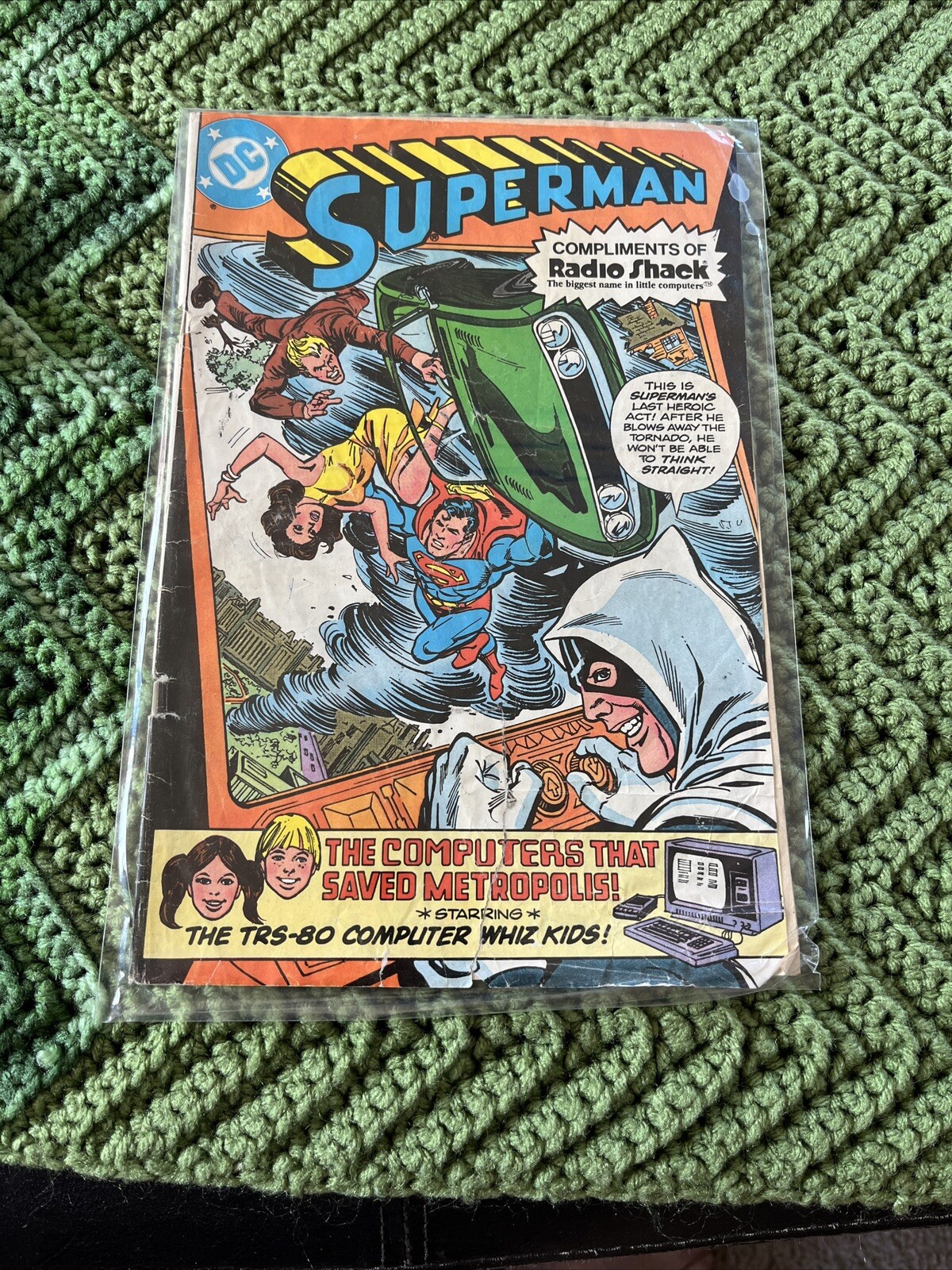 Superman The Computers that saved Metropolis #1 DC/Radio Shack 1980 | eBay