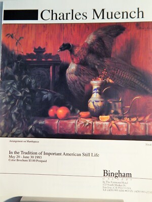 CHARLES MUENCH ART PIECE VTG ORIG 1993 ADVERTISEMENT | eBay