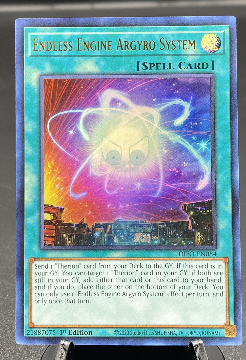 Yugioh! Endless Engine Argyro System, DIFO-EN054,1st Edition, Ultra ...