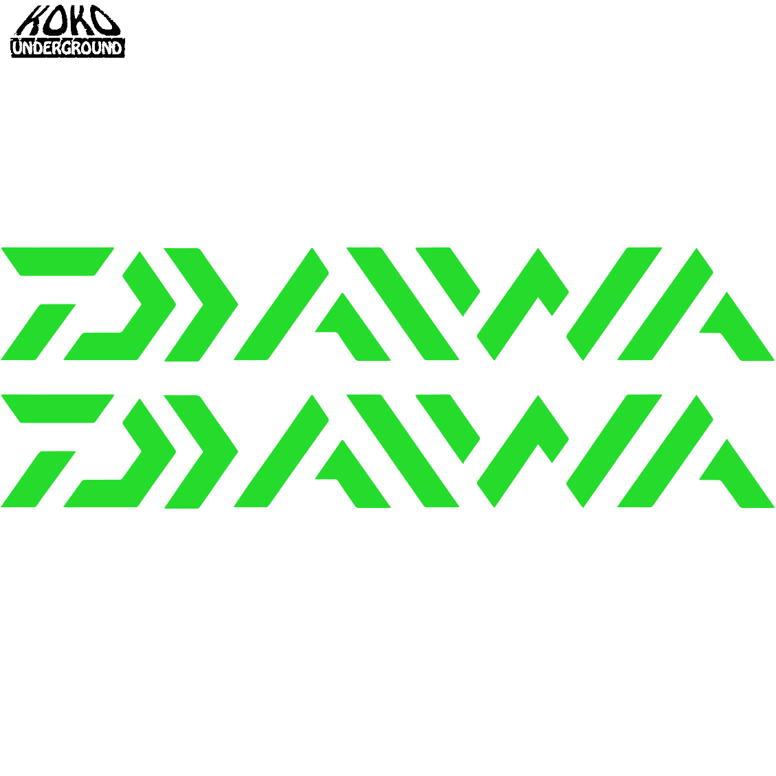 2X Daiwa Fishing Boat Reel Rod Sticker Vinyl Decal Dinghy Tackle Box 20 ...