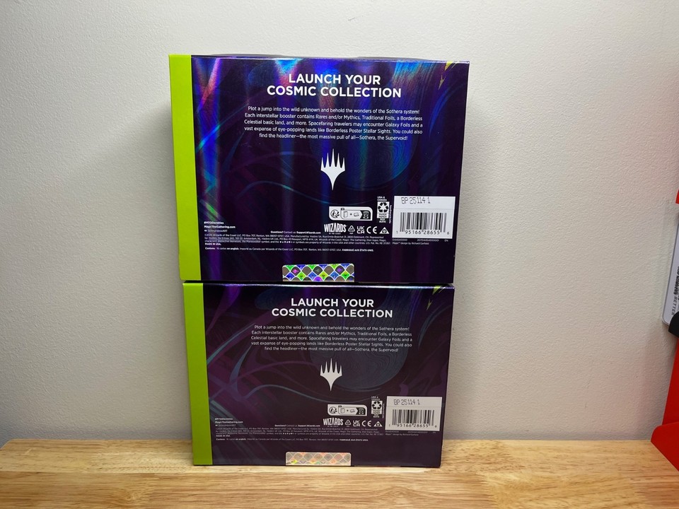 Magic The Gathering Edge Of Eternities Collector Omega Booster Box SET ...