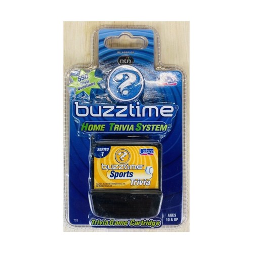 Cadaco Boardgame Buzztime Home Trivia System - Sports Cartridge New ...