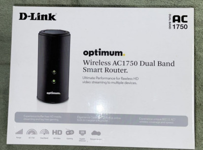D-Link Optimum Wireless AC1750 Dual Band Smart Router speed-up to 1750 ...