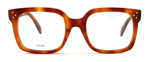 NEW CELINE PARIS CL 50114I 053 BLONDE HAVANA AUTHENTIC EYEGLASSES FRAME ...