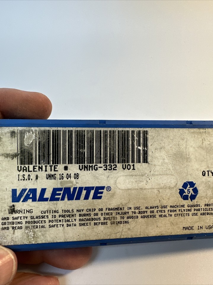 Valenite VNMG332-16 04 08 Carbide Turning Inserts Qty10 | eBay