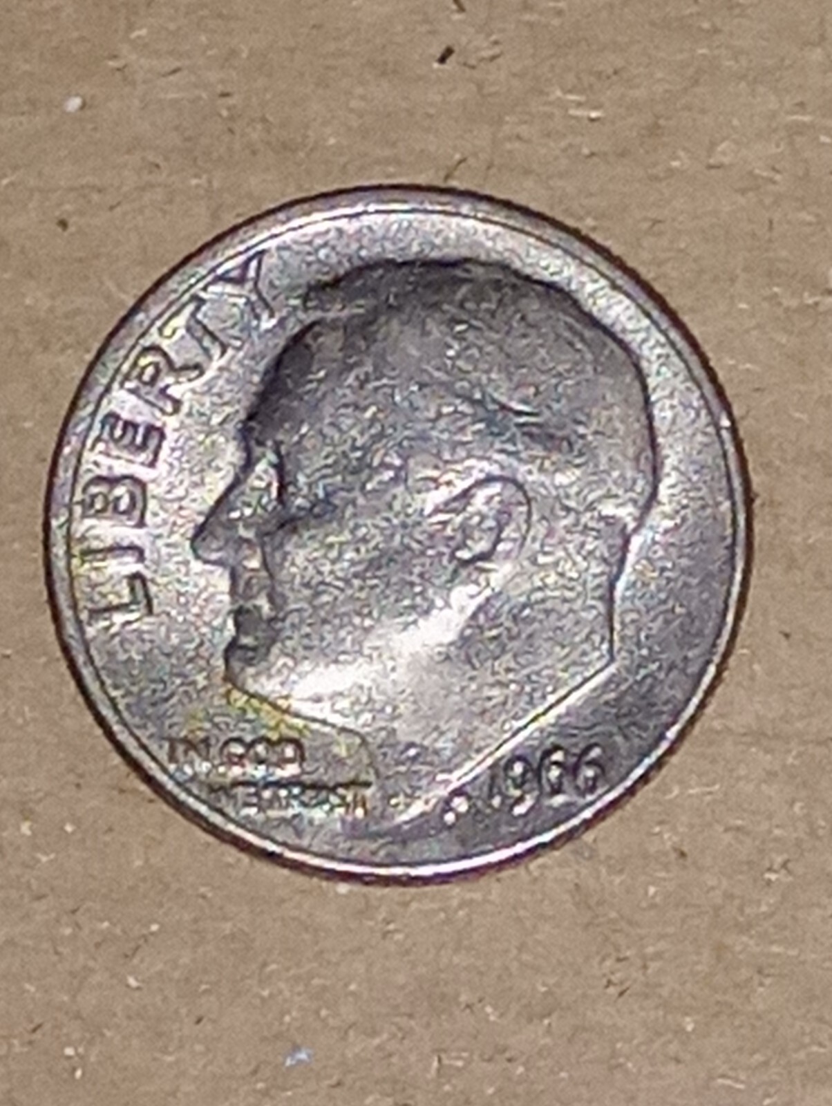 1966 Roosevelt Dime No Mint Mark | eBay