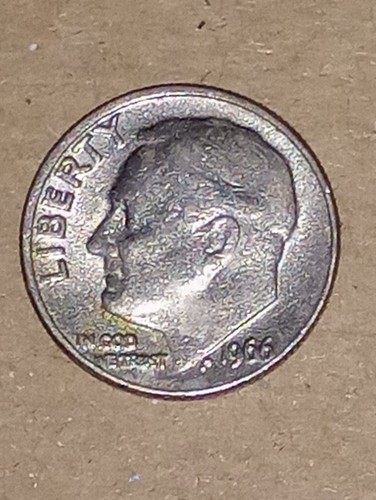 1966 Roosevelt Dime No Mint Mark w/Error | eBay