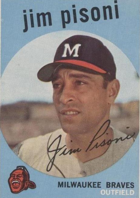 1959 Topps - Jim Pisoni #259 Gray Back for sale online | eBay
