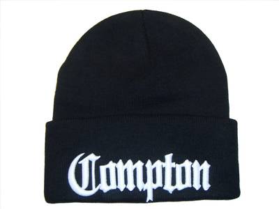 3D Embroidered Compton Beanie Cap Hat w/ Sunglasses | eBay