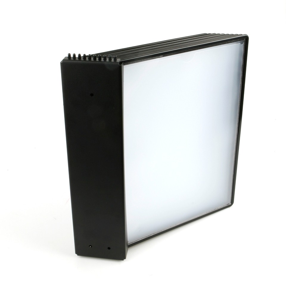 Pelltech A4 Office Wall Display Panel System with 10 Black Pockets ...
