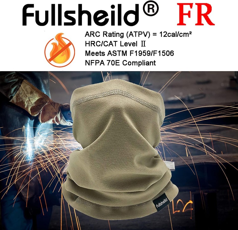 Fullsheild FR Flame Resistant Face Mask Full Cover Neck Gaiter Snood ...
