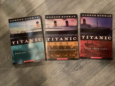 Lot Of 3 Titanic Series - Unsinkable, Collision Course, SOS by Gordon ...