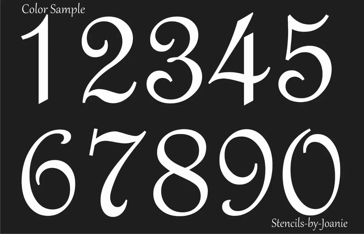 Prim Stencils Letters