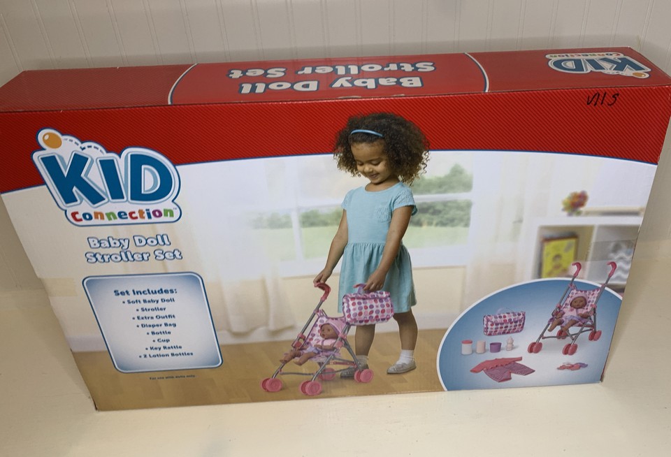Kid Connection Baby Doll Stroller 9 Piece Set | eBay