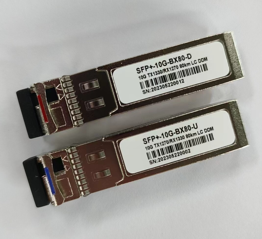 SFP-10G-BX80-D/SFP-10G-BX80-U COMPATIBLE CISCO BiDi PAIR SFP+ 80KM ...